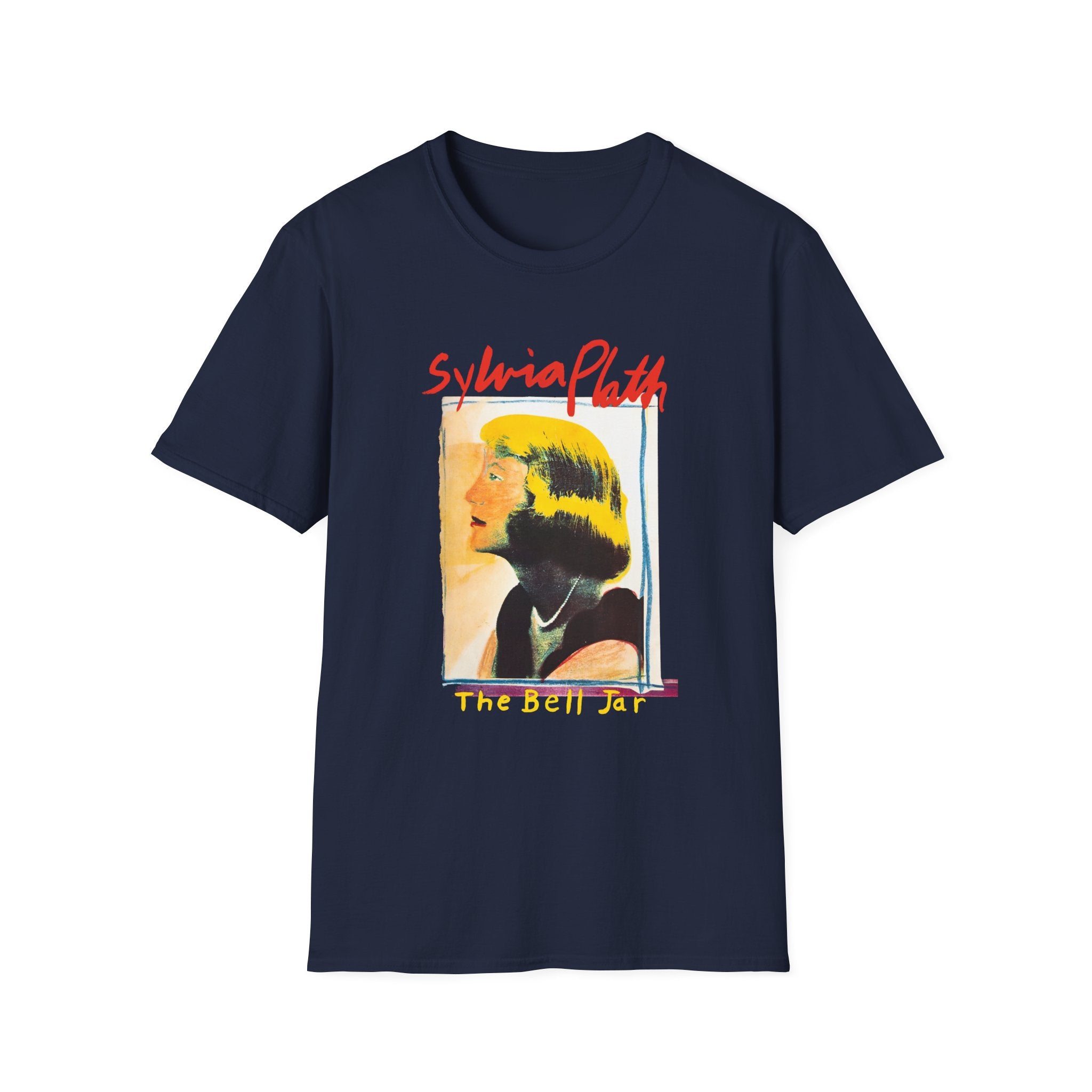 1963 book by sylvia plath the bell jar book cover 2 tshirt – whatmart